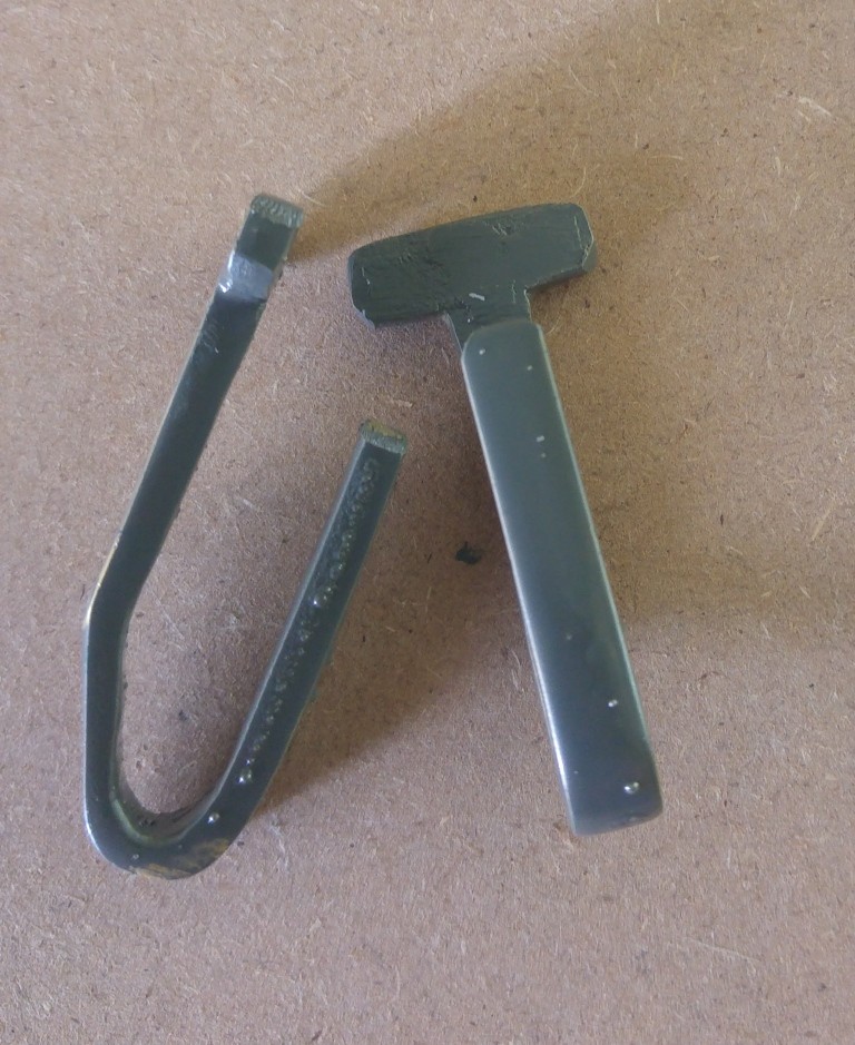 German WW1 German 1915 Tunic belt hook set painted | eBay