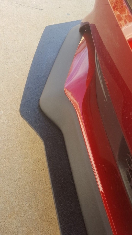 PP2 style FRONT SPLITTER + 2 Support rods 2018-2022 MUSTANG GT ...