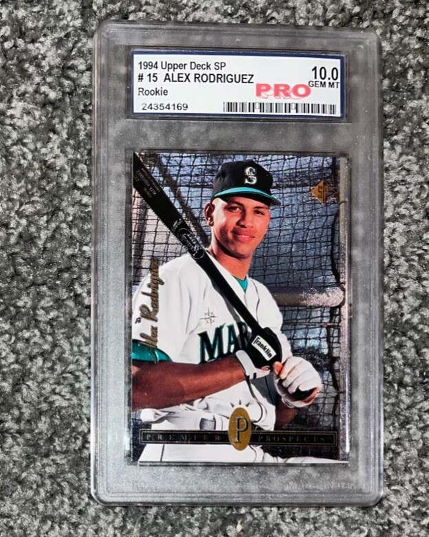 Alex Rodriguez RC Rookie ~FOIL~ 1994 SP UPPER DECK #15 🔥PRO GEM MINT 10 ...