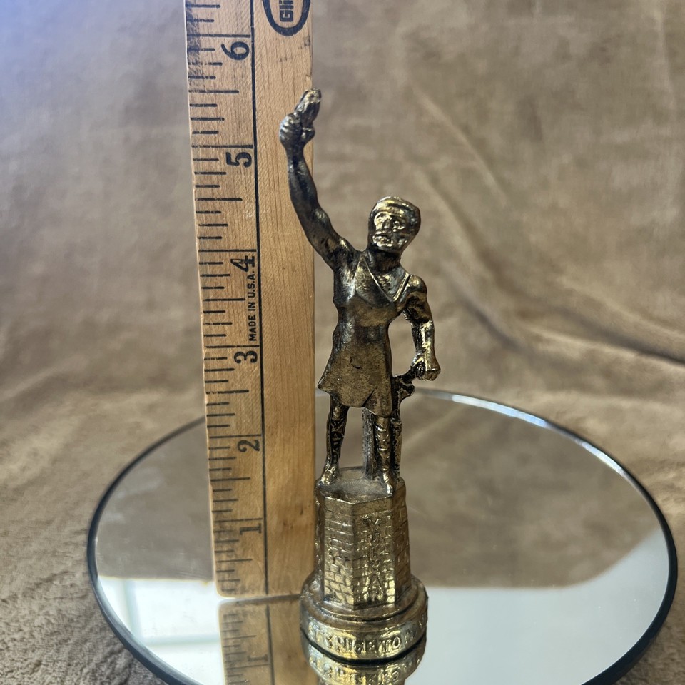 VINTAGE MINIATURE VULCAN TROPHY STATUE BIRMINGHAM, ALABAMA Cast 5.5 ...
