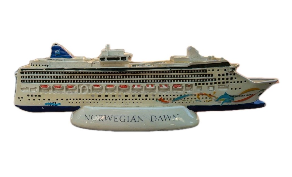 Norwegian Cruise Lines NCL Norwegian Dawn Liner Ship 10.5” Model ...