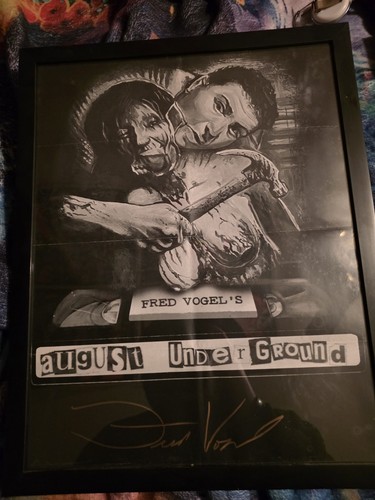 Signed Framed August Underground Poster | eBay