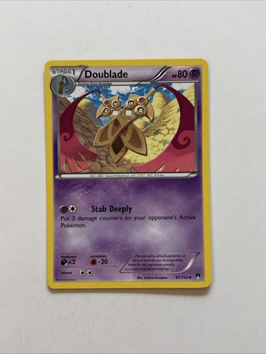 Doublade 61/122 XY Breakpoint Pokemon NM | eBay