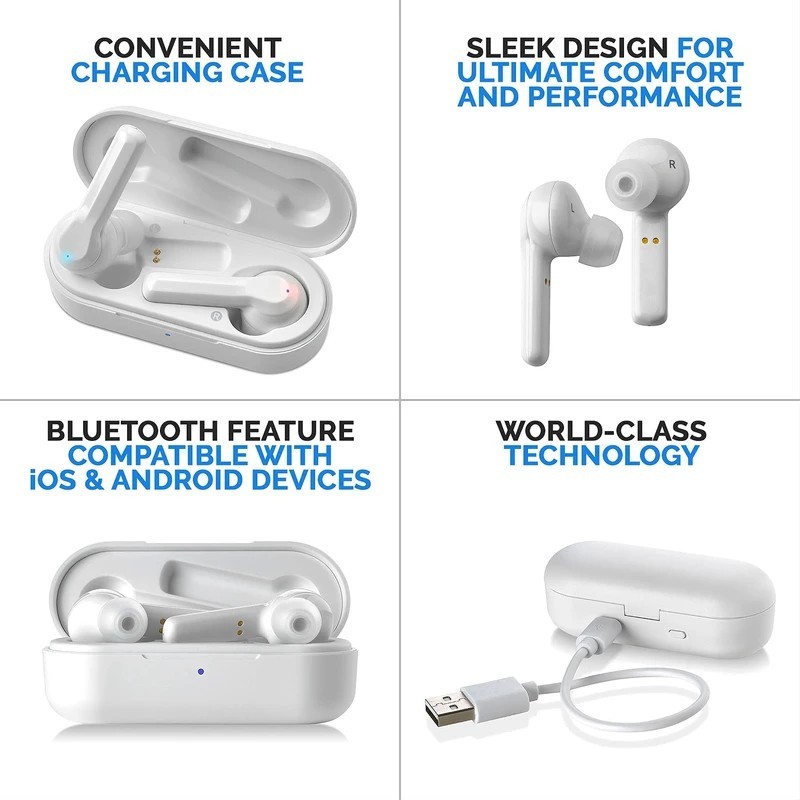 Wireless Bluetooth Hearing Amplifier Earbuds, Adult Senior Sound ...