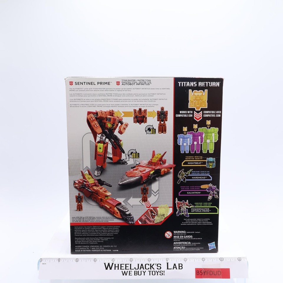 Autobot Infinitus & Sentinel Prime Transformers TR 2015 Hasbro Figure ...