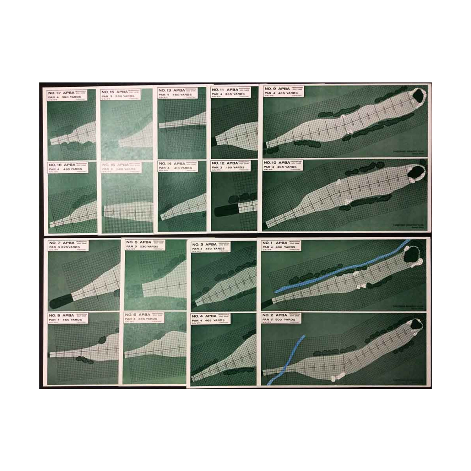 APBA Board Games APBA Golf - "Firestone" Firestone Country Club Bag VG+ ...