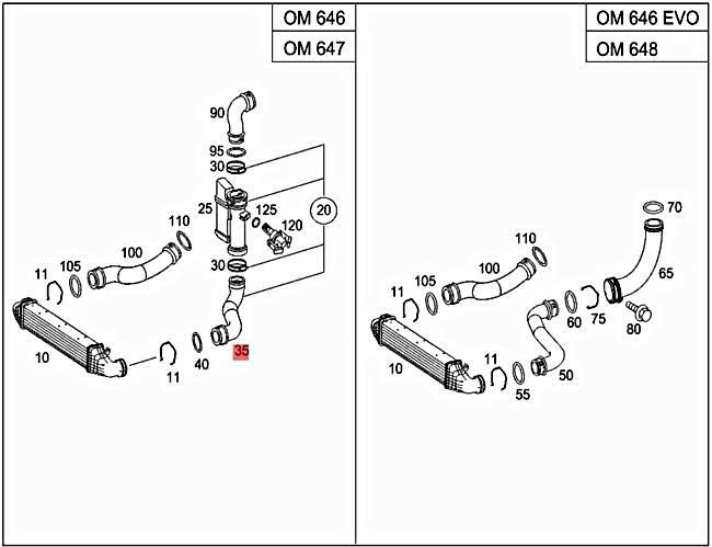 Genuine MERCEDES S211 W211 E-CLASS W211 Estate S211 Hose 2115282982 | eBay