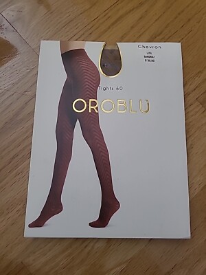 OROBLU Chevron Tights 60 Den. Choose Size/Color | eBay