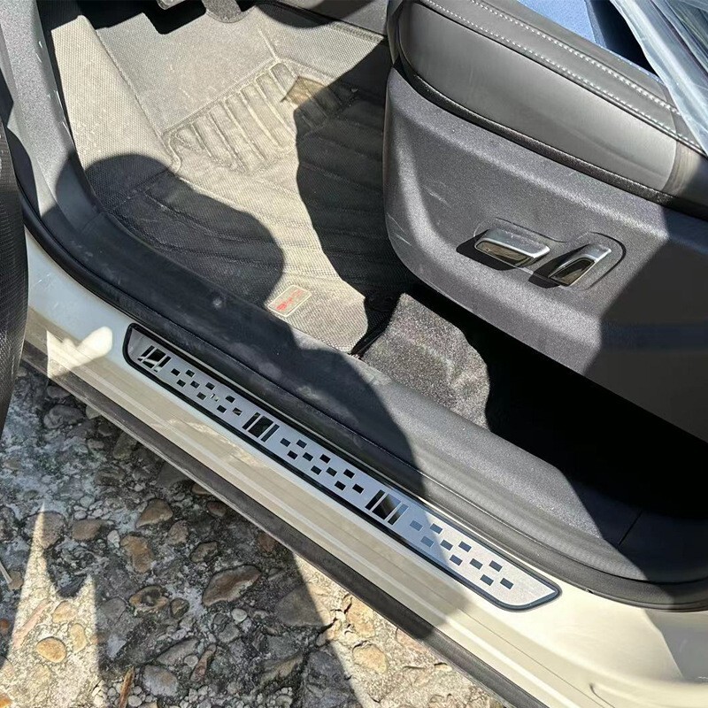 Car Accessories Auto Parts For Lincoln Door Sill Protector Scuff Plate ...