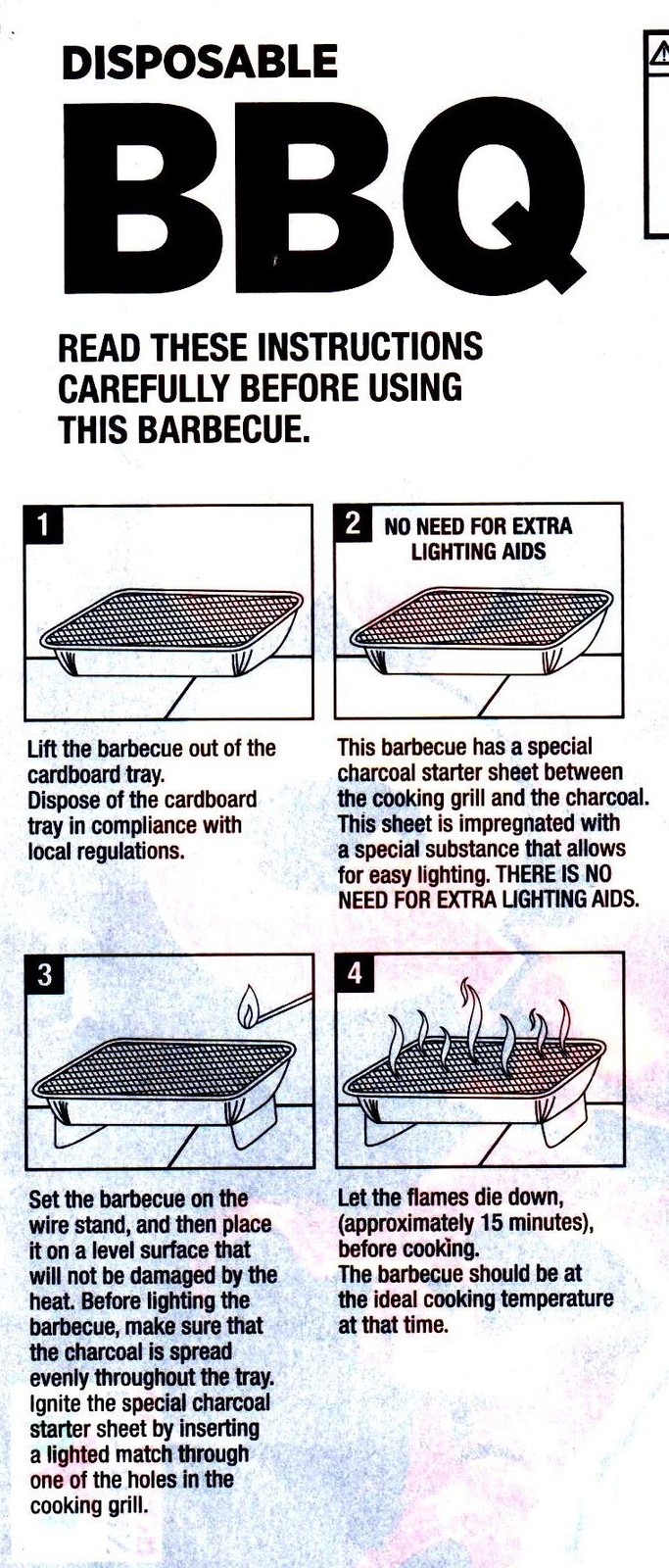 Disposable Grill BBQ Aluminum Portable Disposable Charcoal Grill Great ...