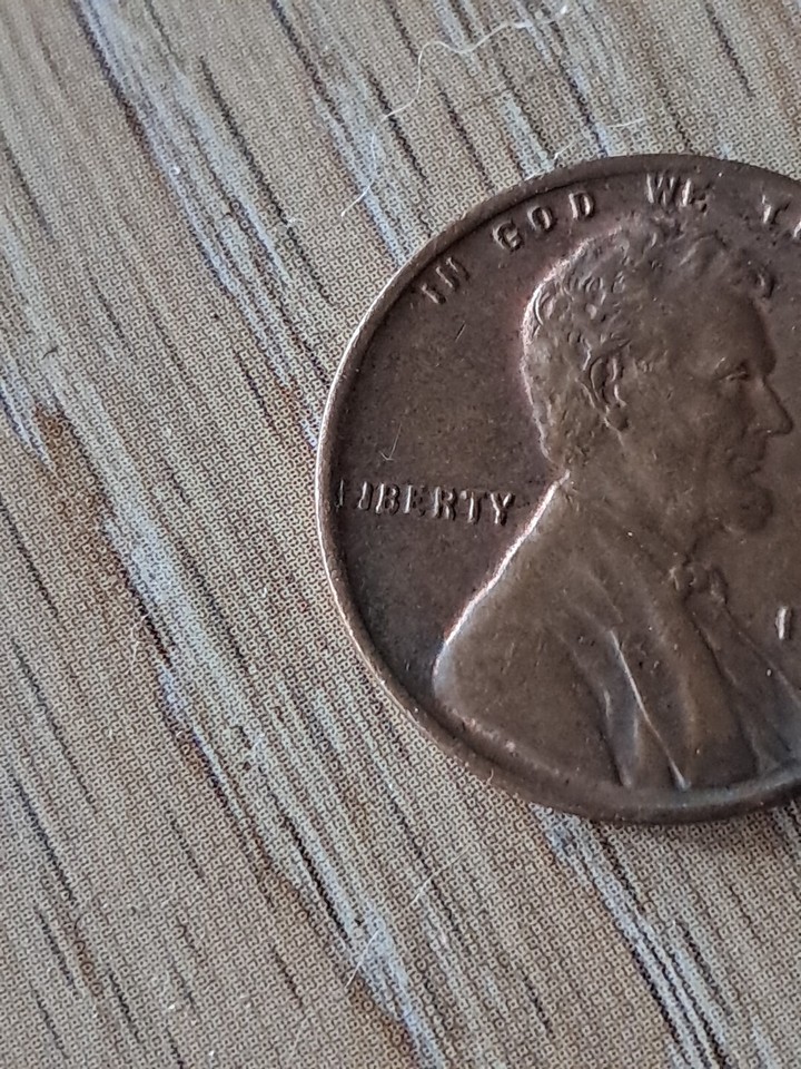 1944 wheat penny- No Mint Mark L Rim Error Amazing Condition | eBay