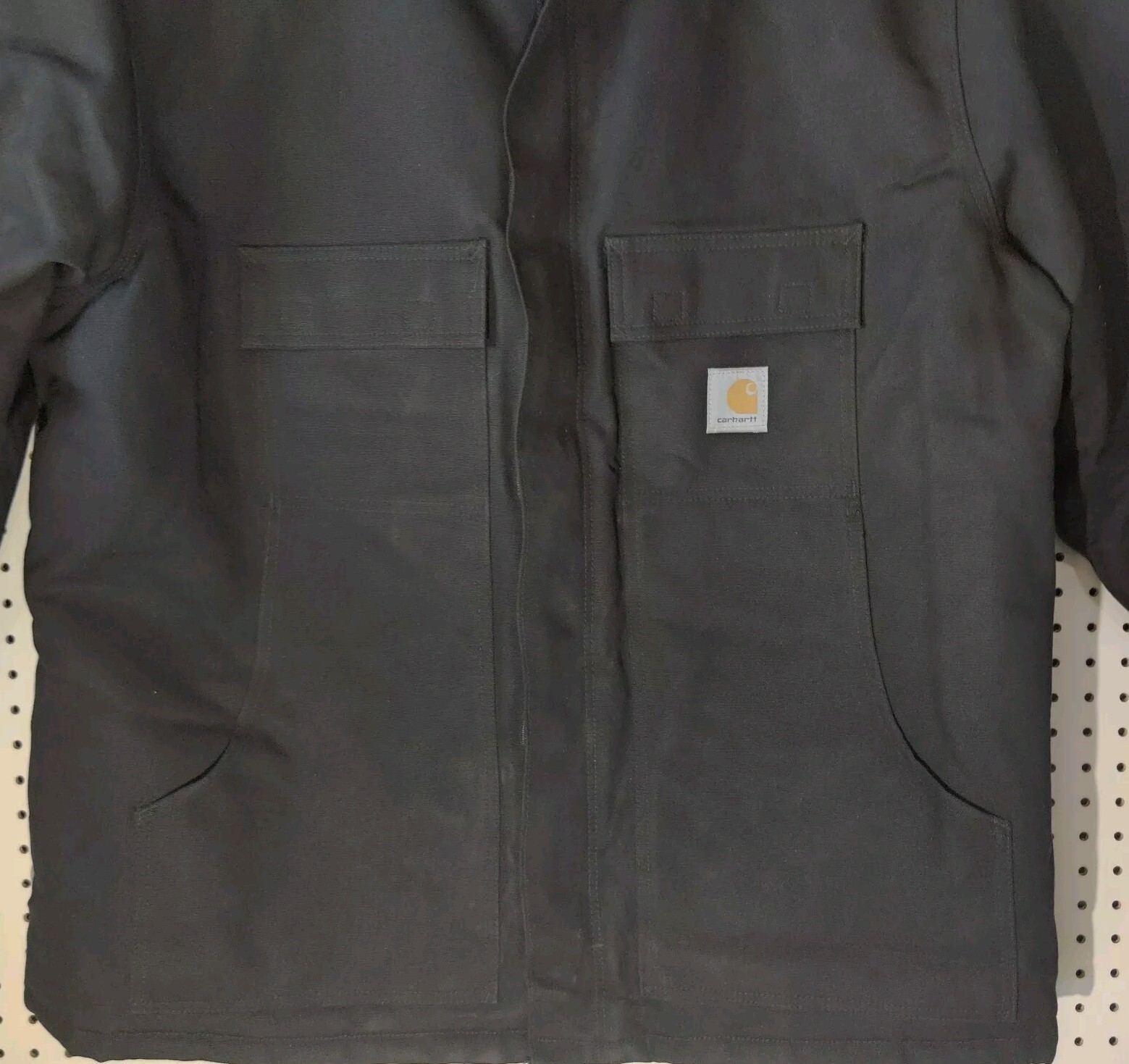 Carhartt C003 BLK Loose Fit Duck Quilt Lined Insulated Coat Mens 2XL ...
