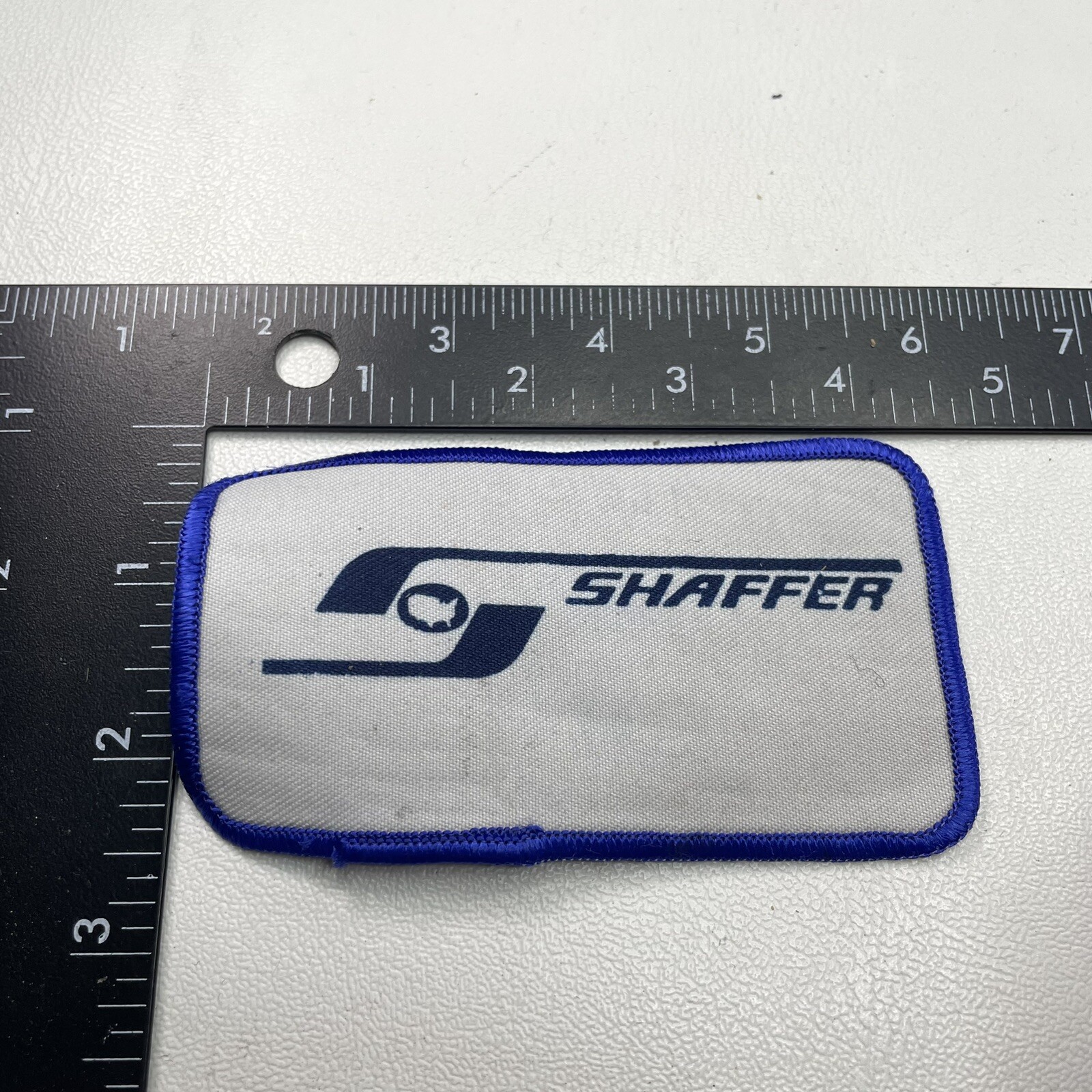 Vtg Name SCHAFFER Company Advertising Patch 23R2 | eBay