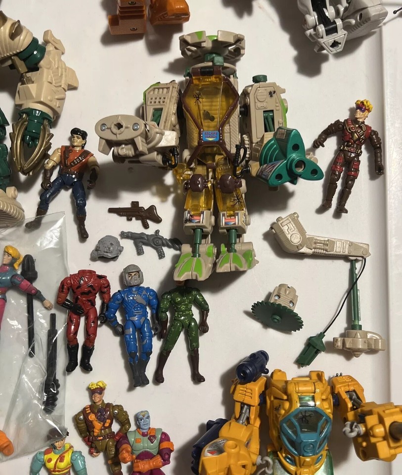 Vintage Lot Loose Exo Squad Action Figures Vehicles And Accessories 90s ...