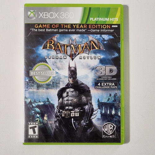 Batman: Arkham Asylum Game Of The Year Edition (Microsoft Xbox 360 ...