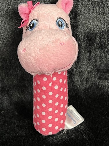 Garanimals Pink Hippo Rattle Plush 5" Stuffed Plush Animal Baby Toy | eBay