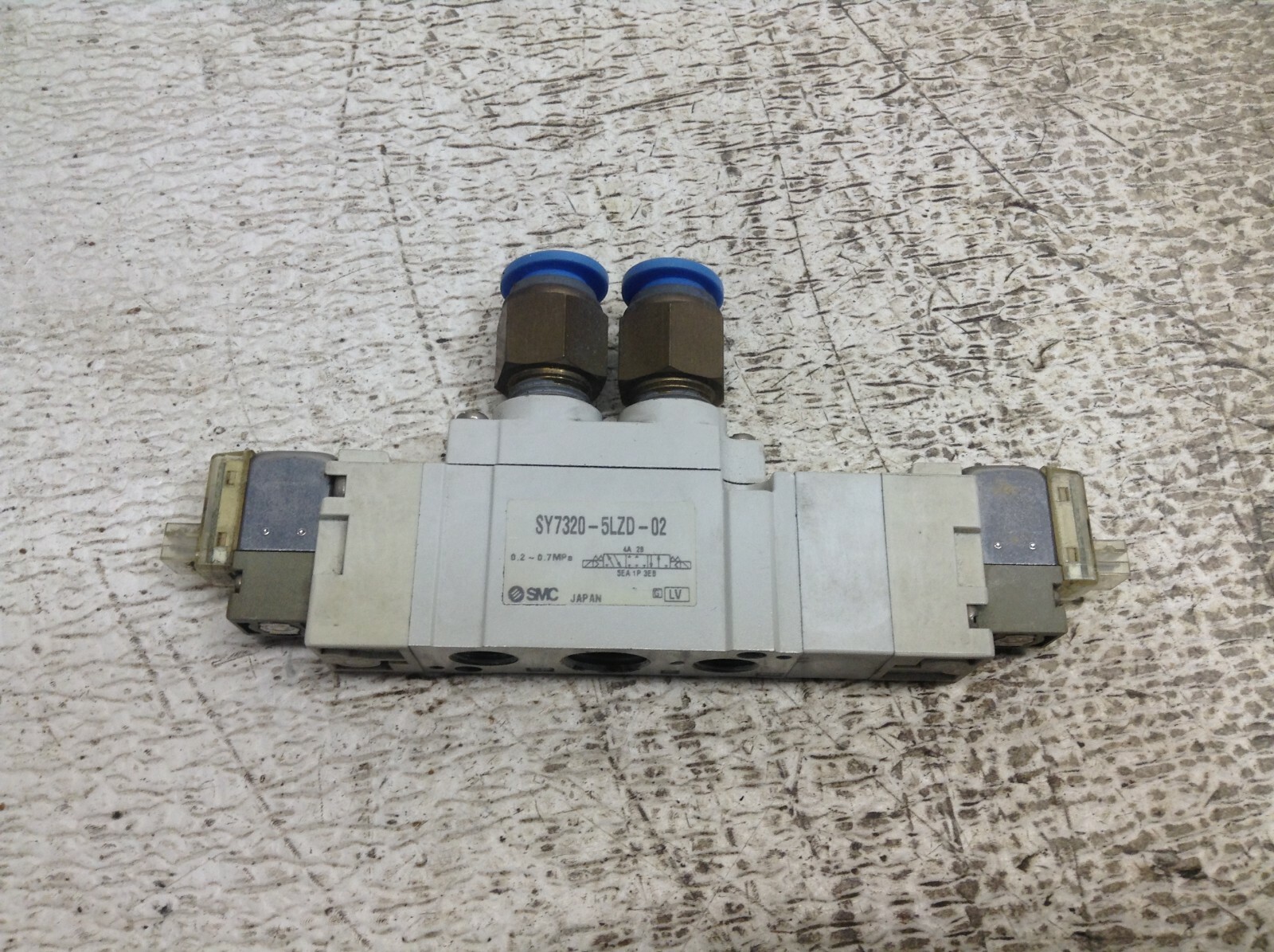 SMC SY7320-5LZD-02 24 VDC Pneumatic Solenoid Valve SY73205LZD02 (TSC ...