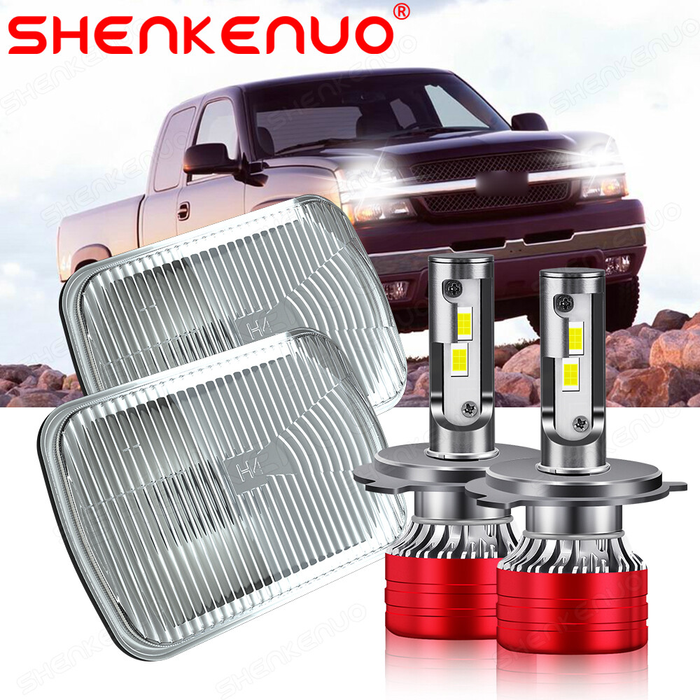 Pair 7x6inch Led Headlights FIT Chevy Express 1500 2500 3500 Astro ...