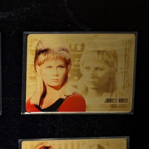 2017 Women of Star Trek 50th Anniversary Janice Rand WS4 Gold Metal ...