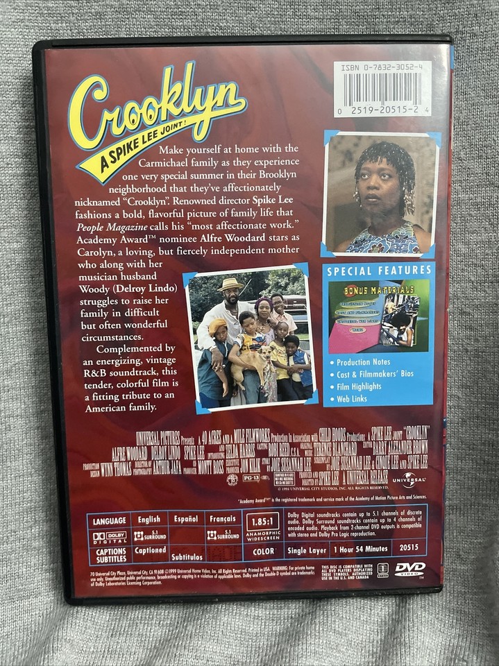 Crooklyn [DVD] 25192051524| eBay