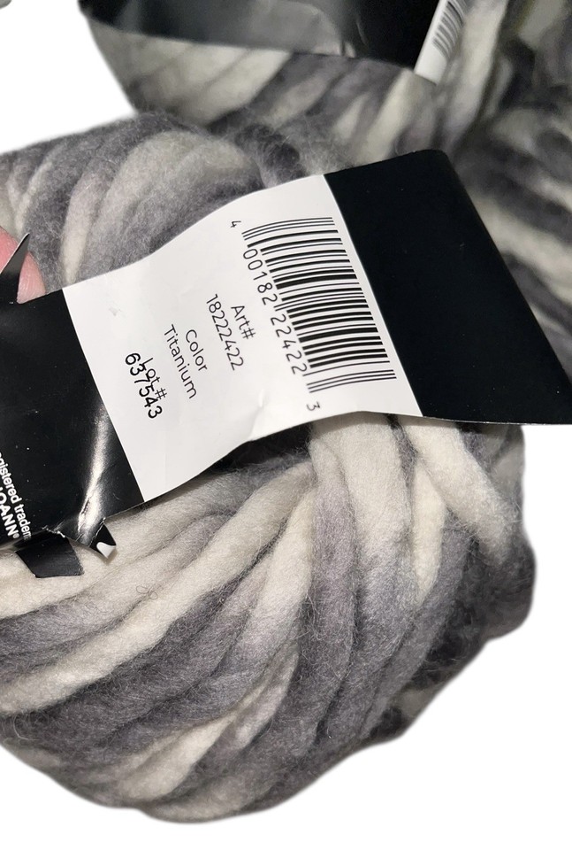 KC 100% Wool Premium PIXEL Super Bulky Knit And Crochet (5 skeins ...