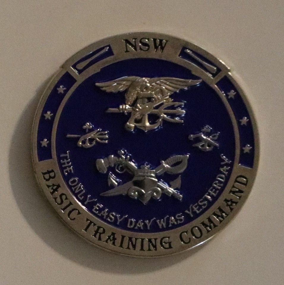 Naval Special Warfare Basic Training Command Navy Challenge Coin / SEAL ...
