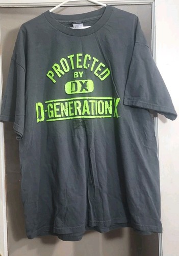 Vintage 90s Protected By DX Wrestling T-Shirt Size XL - D-Generation X ...