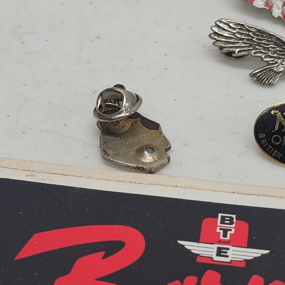 Vintage Motorcycle Logo Pin Badges & Stickers Norton Harley Davidson ...