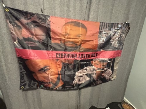 Drake Certified Lover Boy Flag 3×5 Tapestry Banner Home Decor OVO ...
