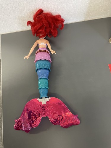 Disney Princess Ariel Little Mermaid Barbie Doll Rainbow Reveal Color ...
