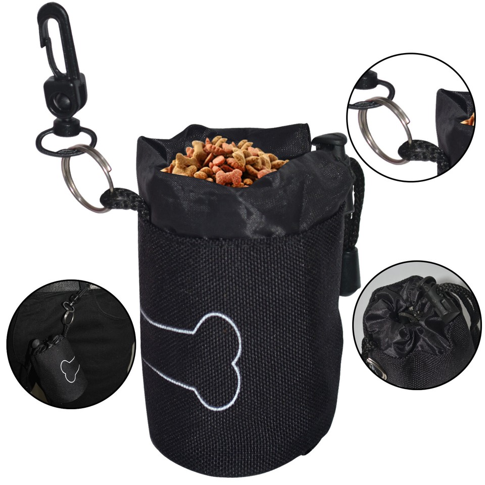 Pet Dog Puppy Cat Pouch Snack Bag Obedience Training Food Treat Travel ...