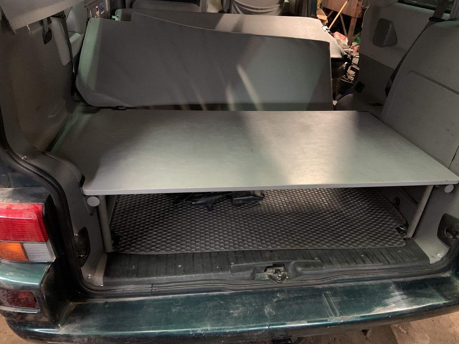 VW Eurovan Rear Shelf For Sleeping Gray OEM Hatch Table Tray | eBay
