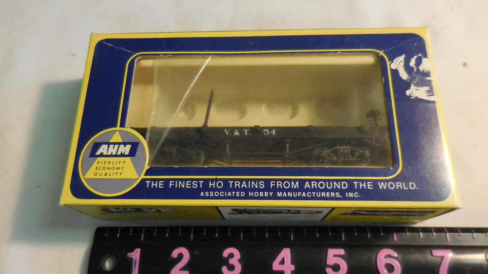 VINTAGE AHM Finest Ho Trains from Around the World Oldtime Flat Car ...