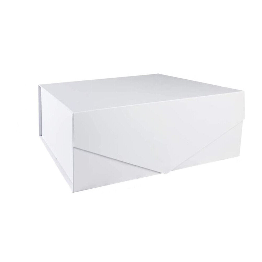 3/6PCS Large Premium Gift Boxes Magnetic Closure Lid Hard Box Black ...