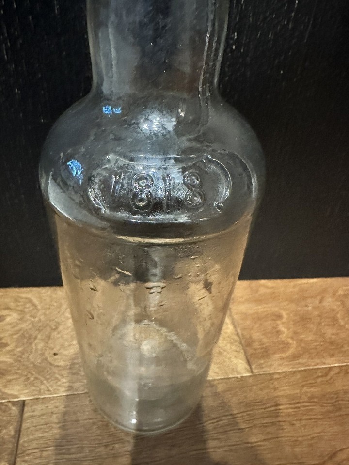 Vintage Smirnoff Bottle - CROWN Embossed Ste Pierre 1818 | eBay