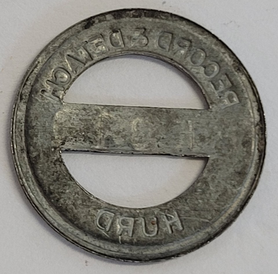 Vintage Record & Detach Hurd FK011 Metal Token Coin Car Key Token | eBay