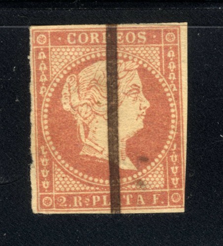 1857 Spain Queen Isabella II♔ Sc# 14 A1 Dull Rose VFNH Original GUM | eBay