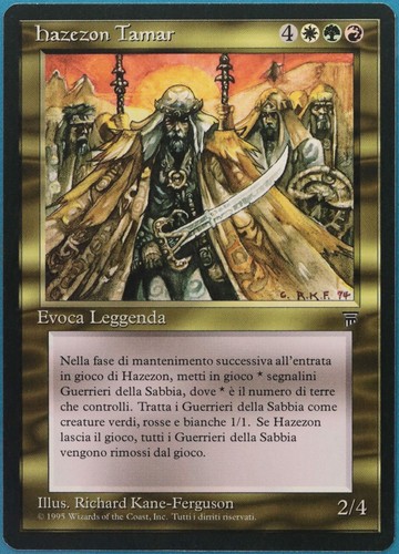Hazezon Tamar Legends (ITALIAN) NM (Reserved List MTG Card) (459097 ...