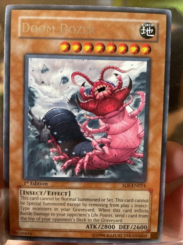 Yugioh Doom Dozer SOI-EN024 1st Edition Rare Lightly Played | eBay