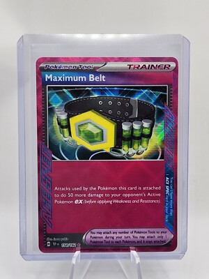 Pokemon TCG Maximum Belt 154/162 Ace Spec Trainer - Temporal Forces | eBay