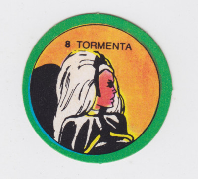 Storm ~ Vintage Marvel 1980 Argentina Pog Trading Card Disc #08 | eBay