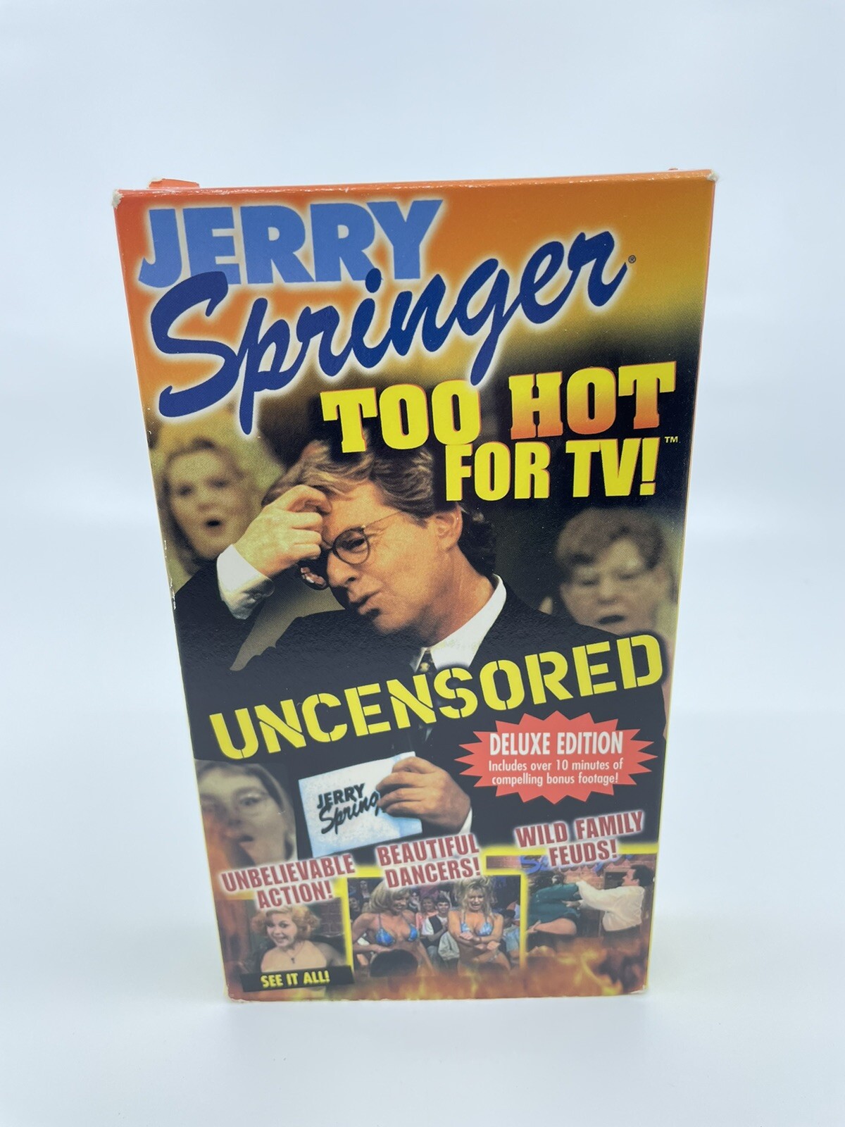 Jerry Springer - Too Hot for TV VHS 1998 Deluxe Edition Uncensored ...