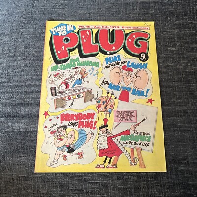 Plug Comic - No 46 - 5 August 1978 - Beano Bash Street Kids | eBay UK
