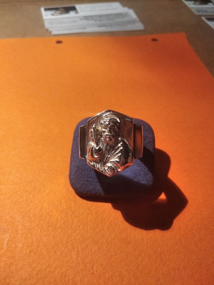 POPE FRANCIS St. Peter's Fisherman ring sterling silver 925-artisan ...