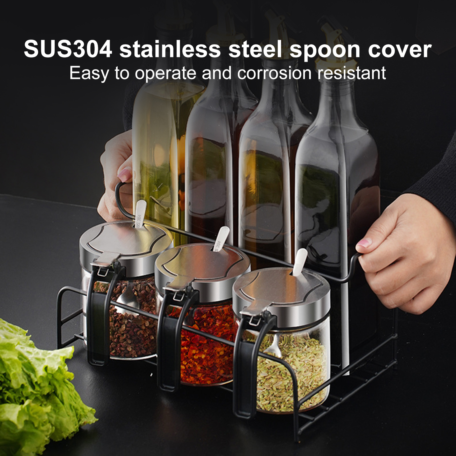 Spice Pot Heat Resistant Reusable Multi-function Large Capacity Spice ...