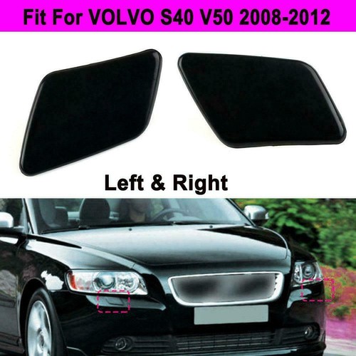 Front Painted Headlight Washer Cover Cap Lid For VOLVO S40 V50 39886377 ...