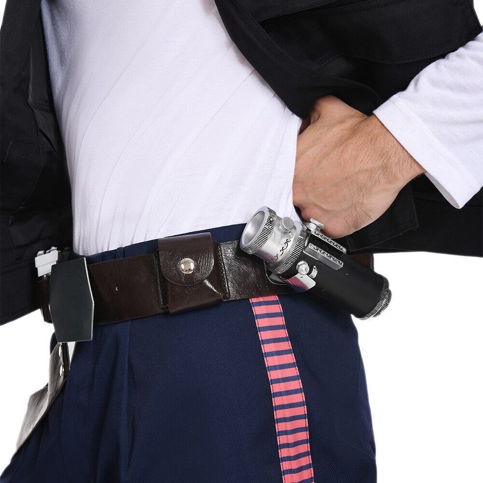 Han Solo Cosplay Costume Belt and Belt Holster Accessories Jedi Han ...