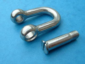12mm STAINLESS 316 D SHACKLE WITH COUNTERSUNK FLUSH PIN | eBay