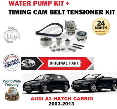 FOR AUDI A3 CAYB CAYC AZV CBAA CFFA BKD 2003-2013 TIMING BELT SET ...