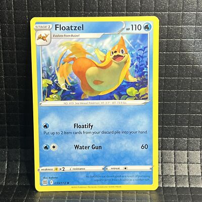 Floatzel #39/172 Brilliant Stars Uncommon Pokemon Card | eBay